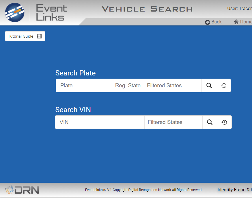 License Plate Recognition Search